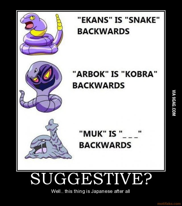 Suggestive Pokemon Name - 9GAG