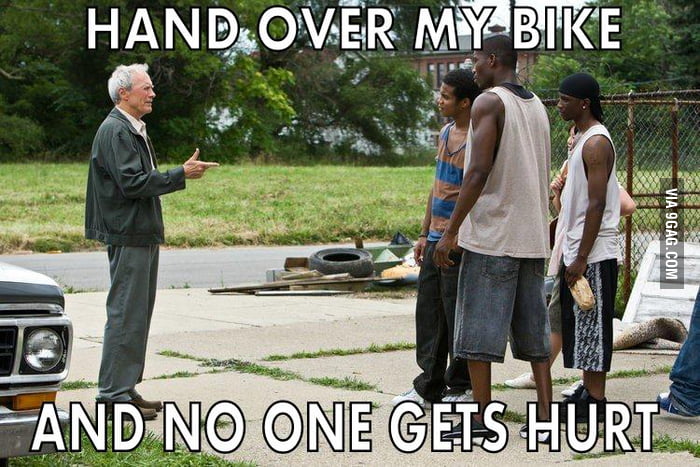 Alright, who stole my bike? - 9GAG