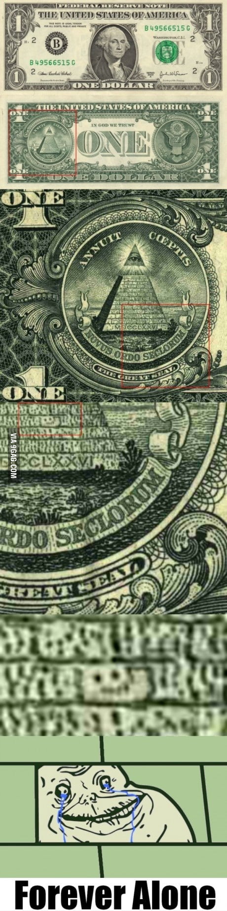 Forever alone level: One Dollar - 9GAG