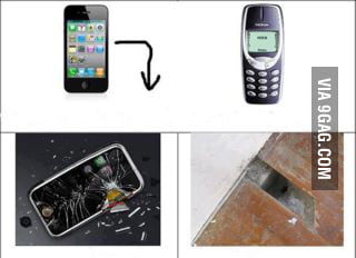 Nokia ... invincible - 9GAG