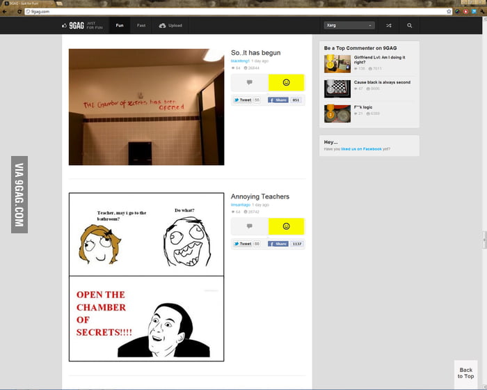 Weird combinations of posts - 9GAG