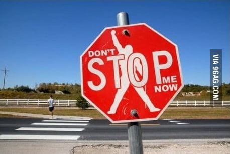 Epic Stop Sign. - 9GAG
