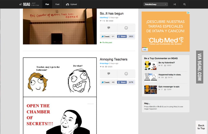 9gag epic timing :D - 9GAG