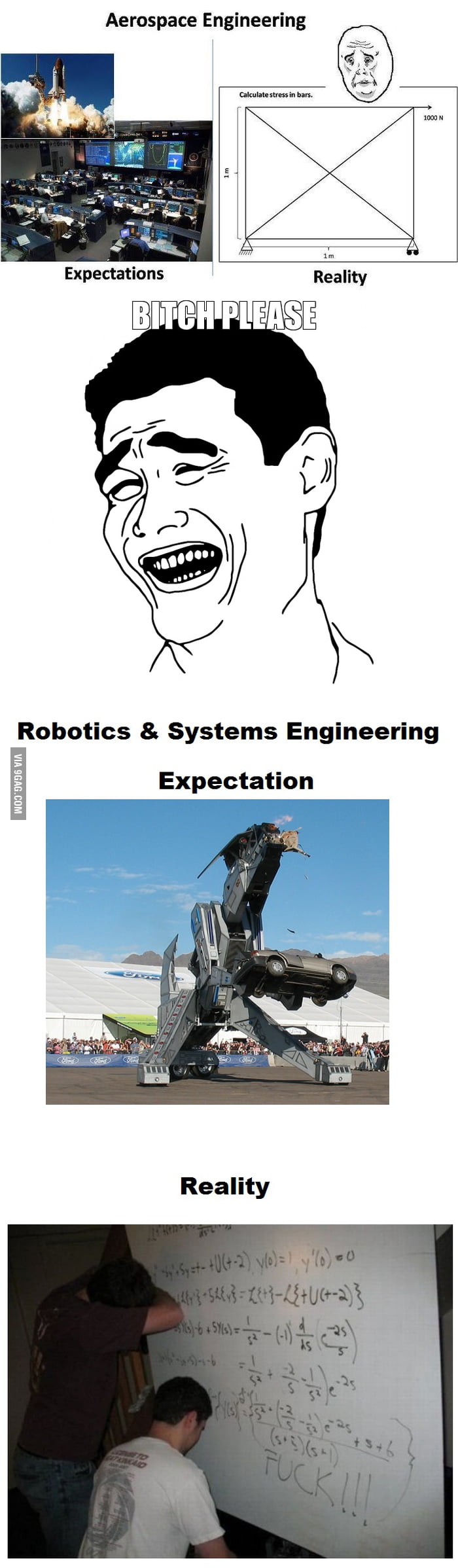Engineering expectation vs reality - 9GAG
