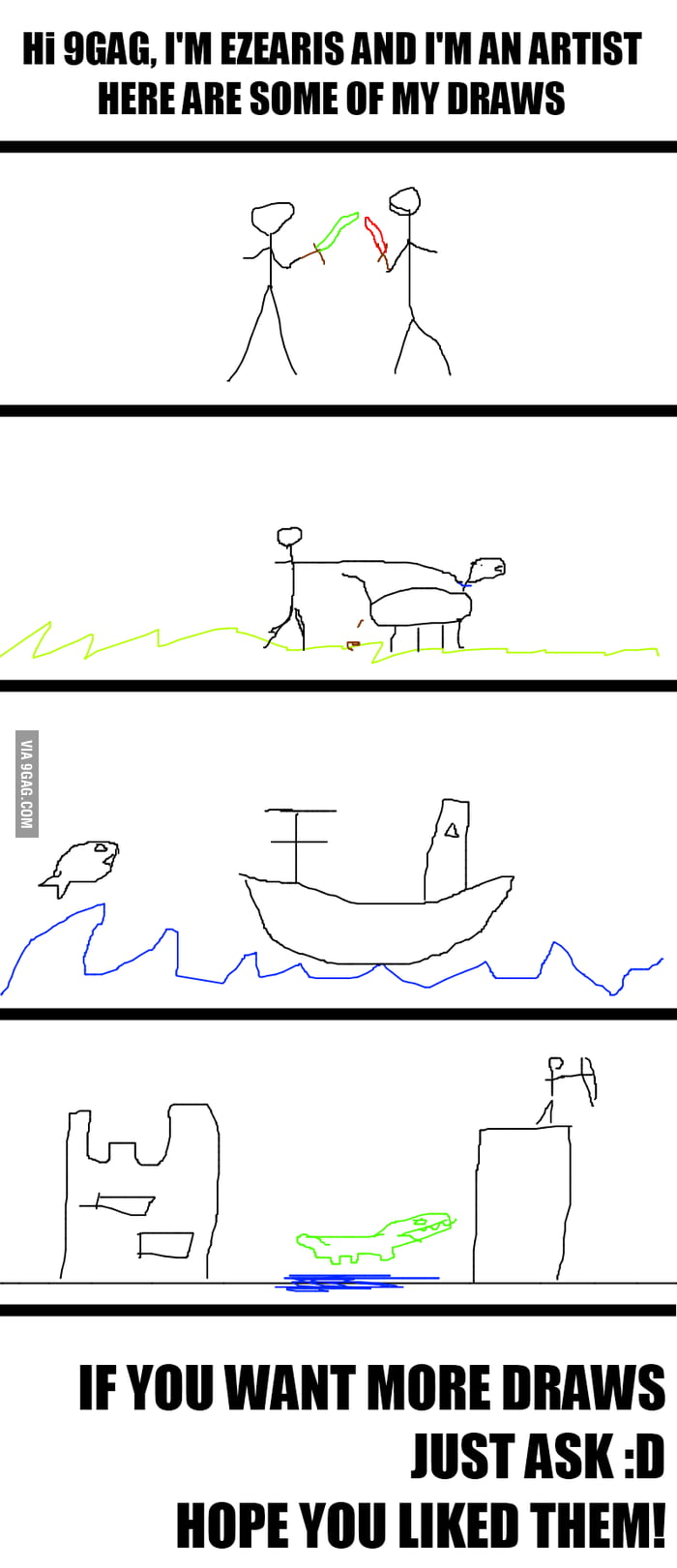 HERP DERP I'M ARTIST - 9GAG