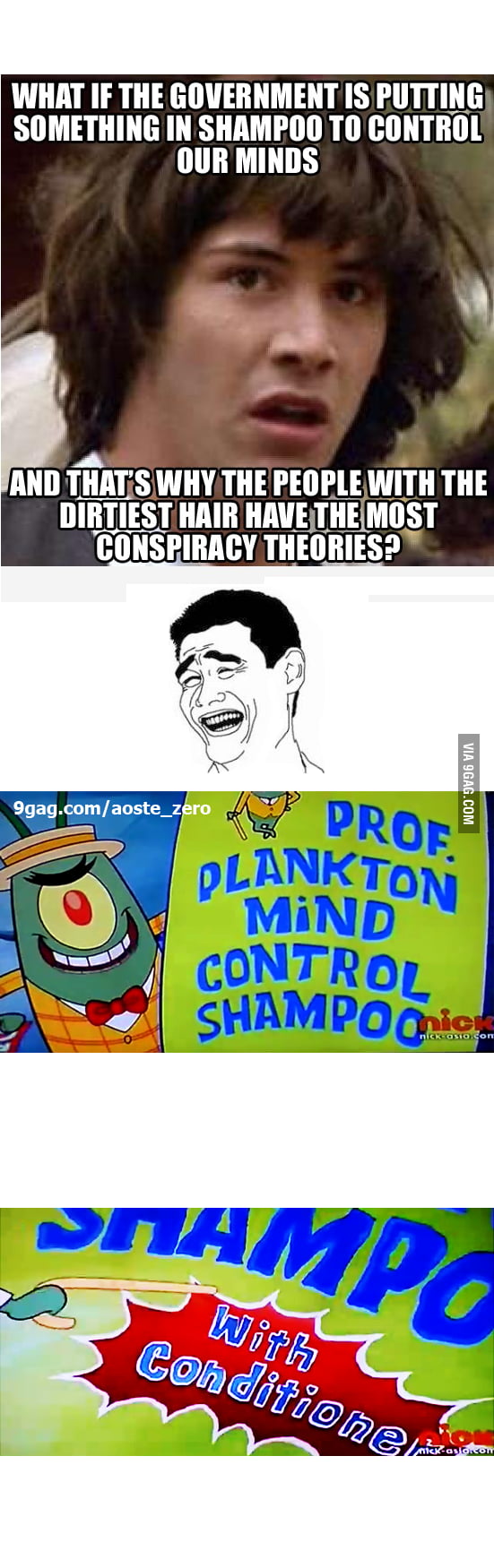 Mind control shampoo, with conditioner! - 9GAG