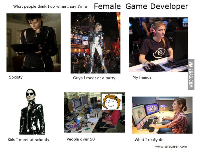 Female Game Developers - 9GAG