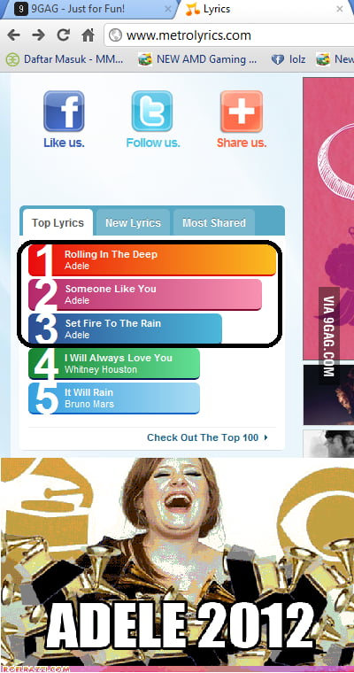 Just Adele... - 9GAG
