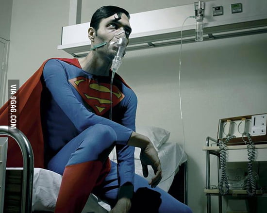 Sick Superman - 9GAG