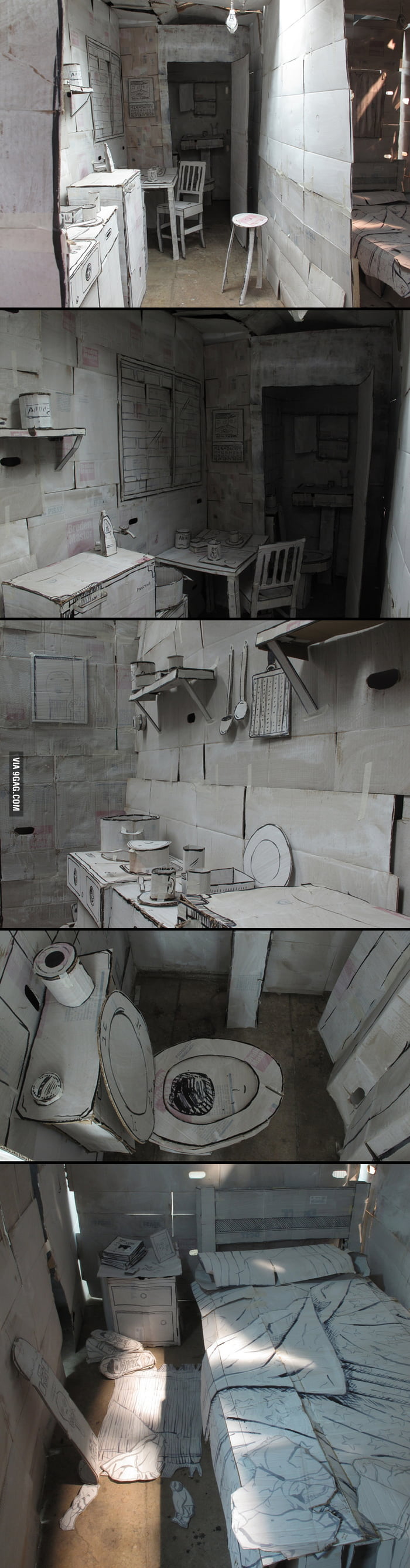 Awesome Paper Apartment - 9GAG