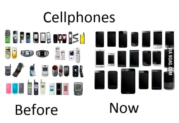Phones.... then and now - 9GAG