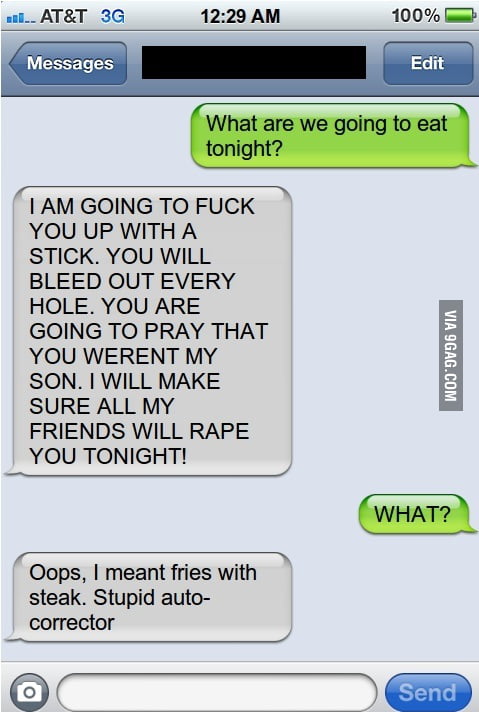 Stupid autocorrect - 9GAG
