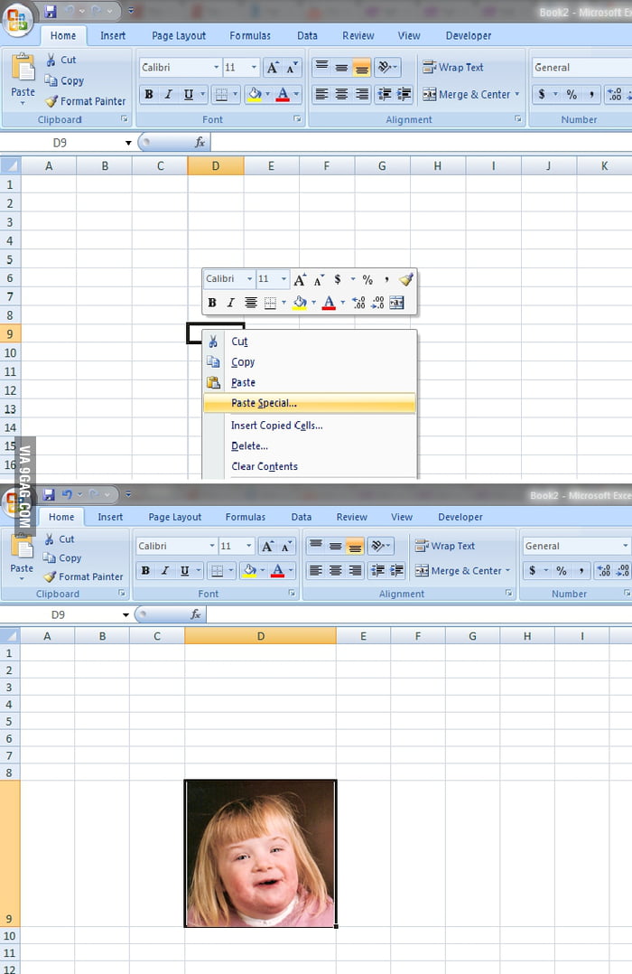 My Favorite Excel Function - 9GAG