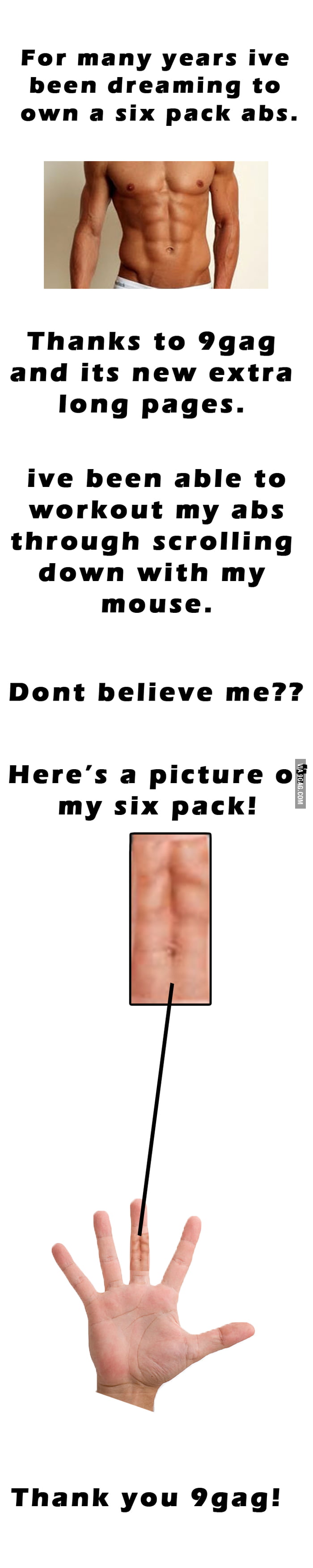 Six Pack Abs - Thanks to 9gag! - 9GAG
