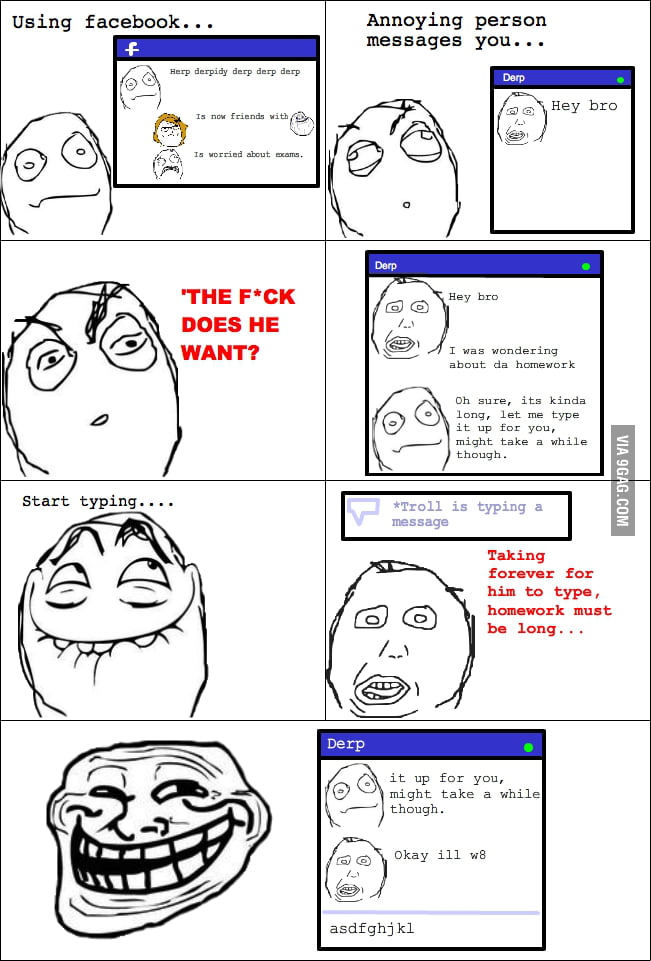 How to Troll on facebook chat - 9GAG