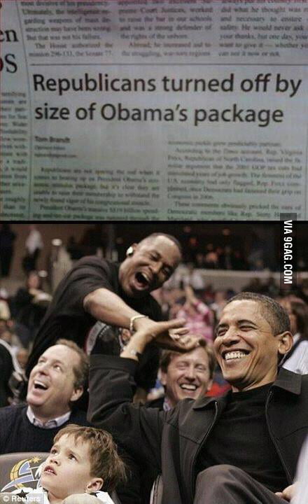 Obamas package - 9GAG