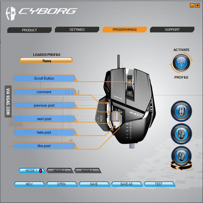 Just a mouse profile I made for 9 gag... - 9GAG