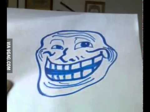How to draw troll face - 9GAG