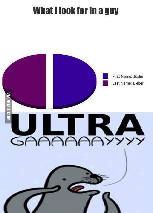 ULTRA GAY BIEBER! - 9GAG