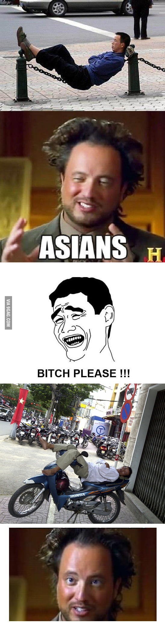 How to rest: Asian Level - B*tch Please! - 9GAG