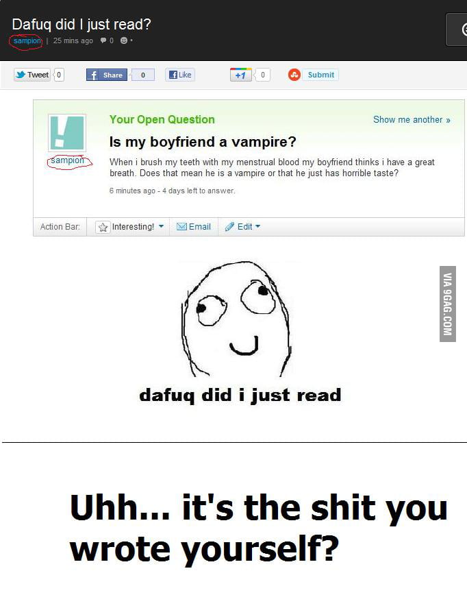 Dafuq did I just say? - 9GAG