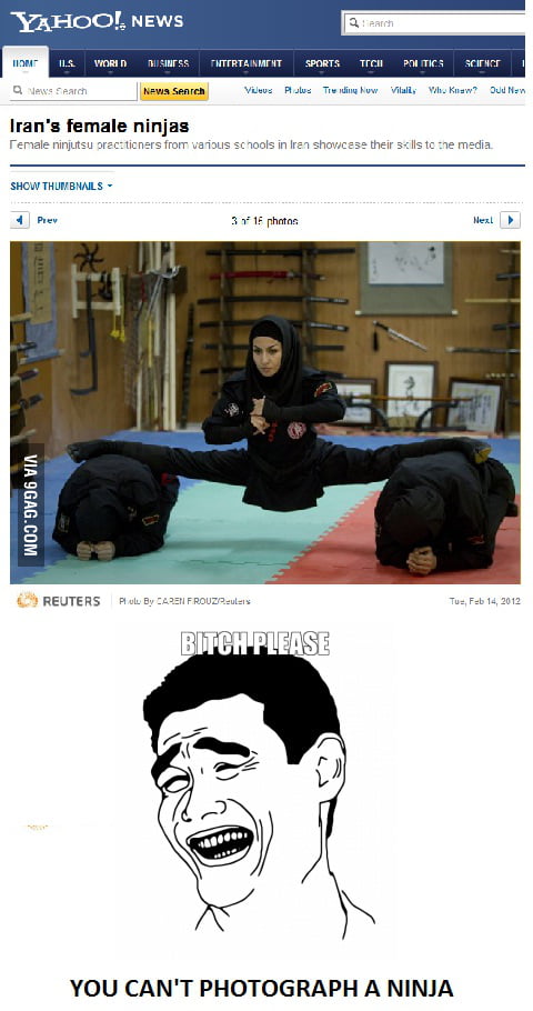 Ninja Please! - 9GAG