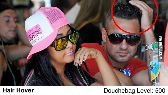 Hair Hover: Douchebag Level 500 - 9GAG