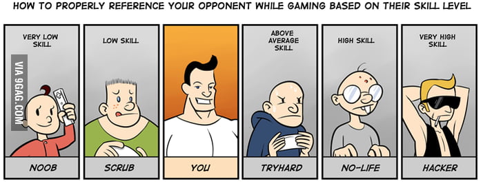How to Properly Reference your opponent while gaming - 9GAG