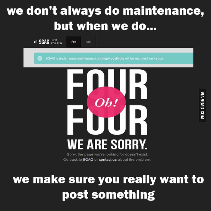 Scumbag maintenance - 9GAG