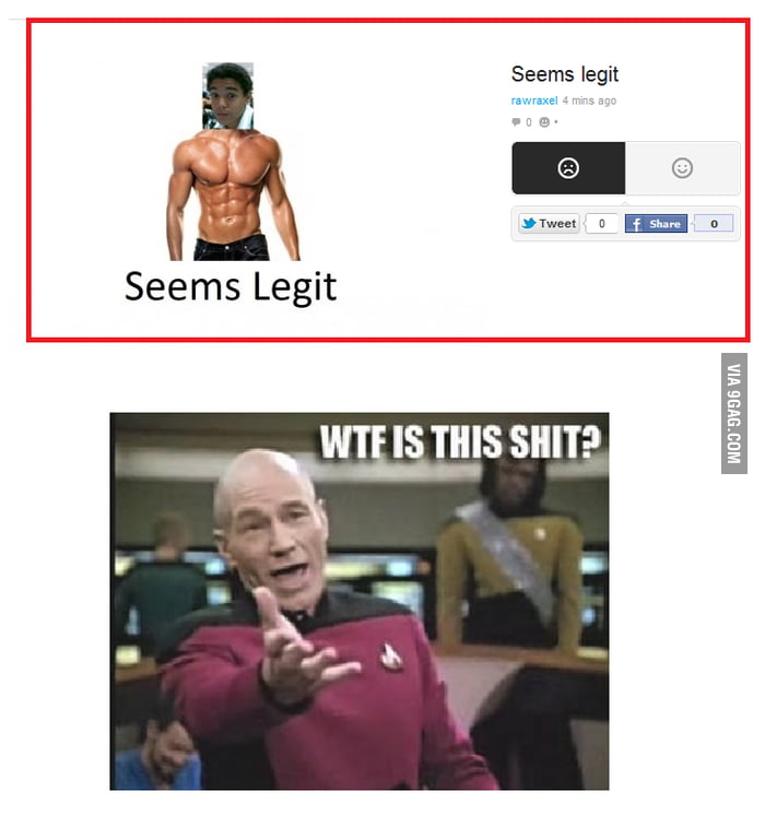 SRSLY !?...What's wrong with this guy - 9GAG