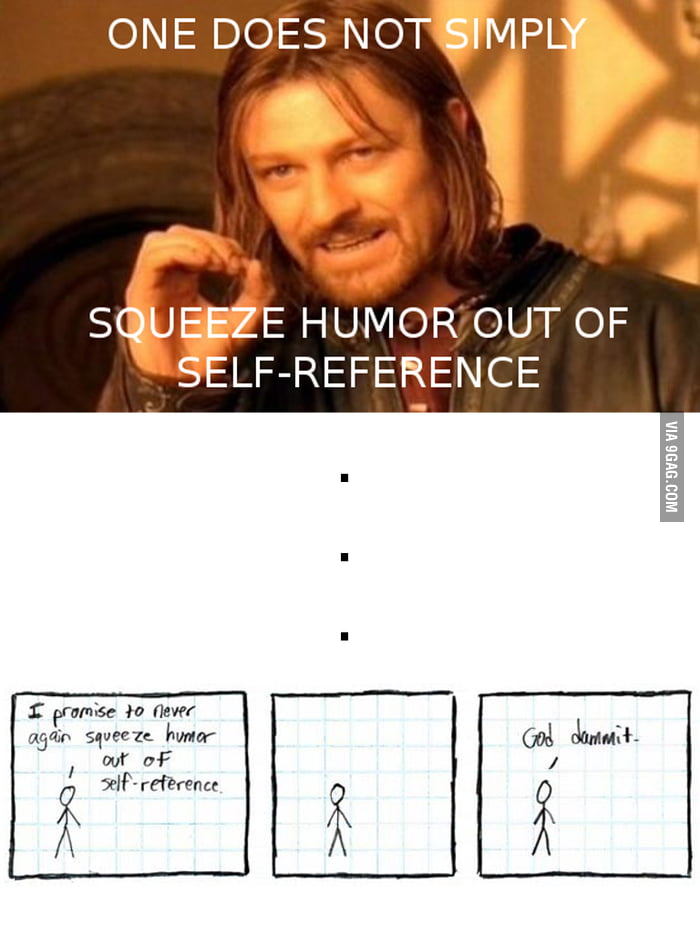 Self-reference - 9GAG
