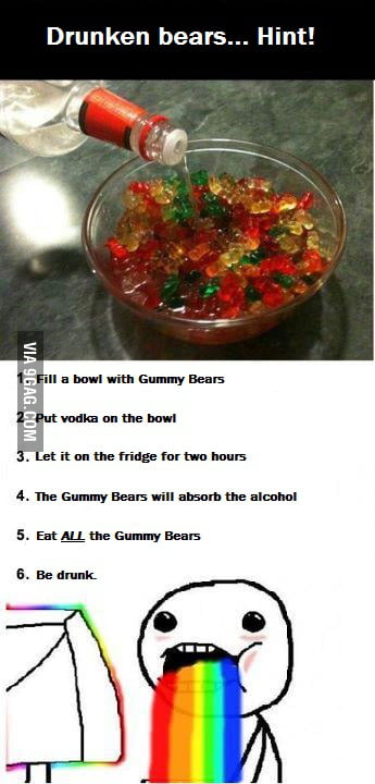 Puking rainbows in a new level. - 9GAG