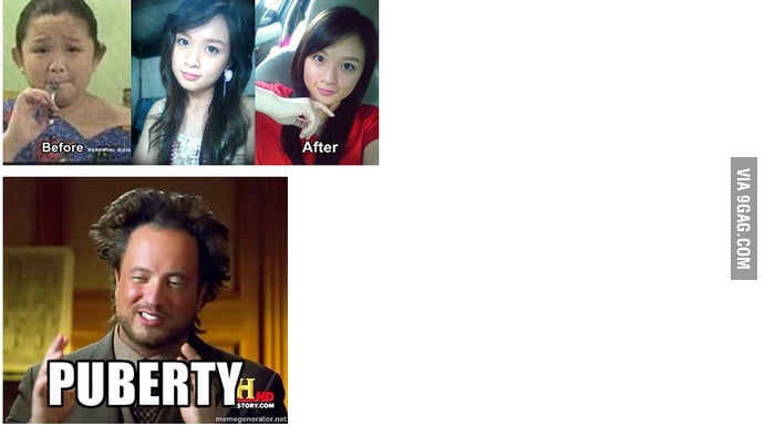 Puberty!! - 9GAG