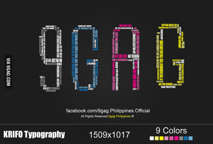 9gag philippines Typography - 9GAG