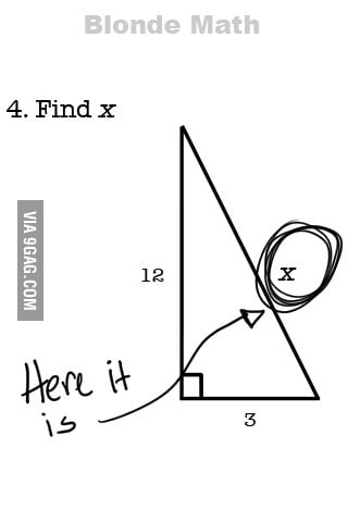 Blonde Math - 9GAG