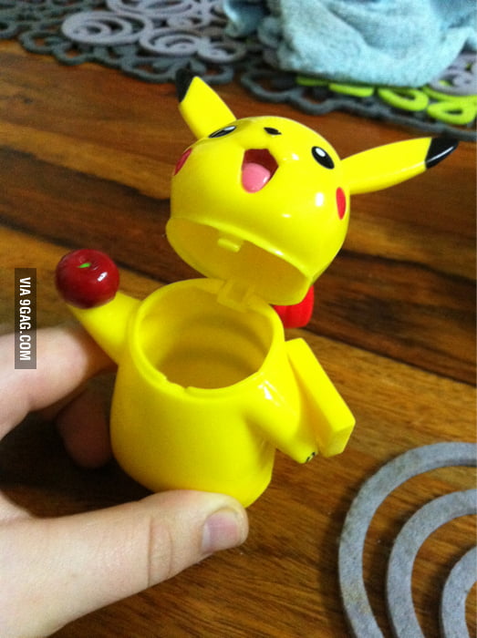 Nearly-headless Pikachu. - 9GAG