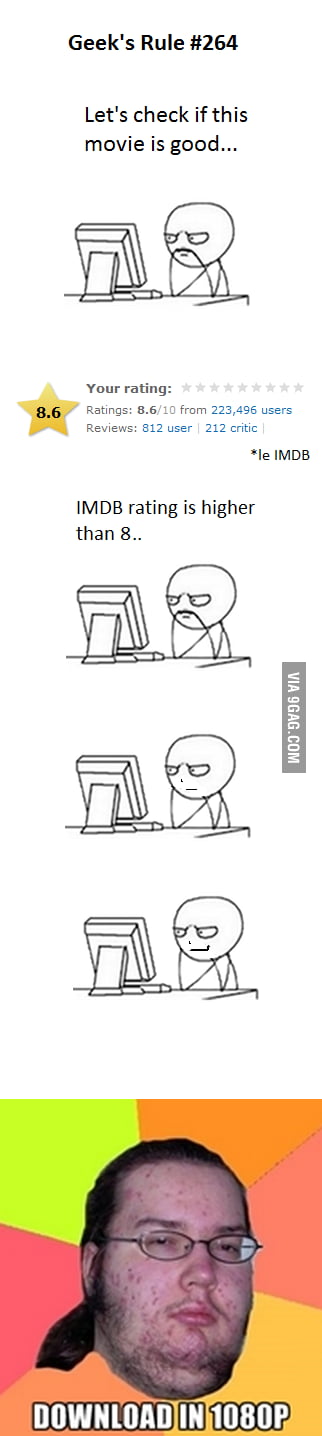 Geek's Rule #264 - 9GAG