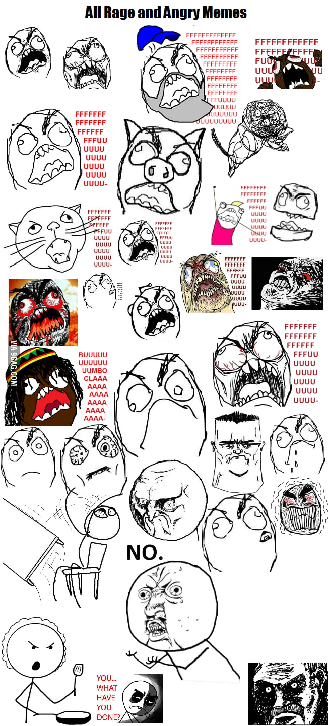 All Rage Memes - 9GAG