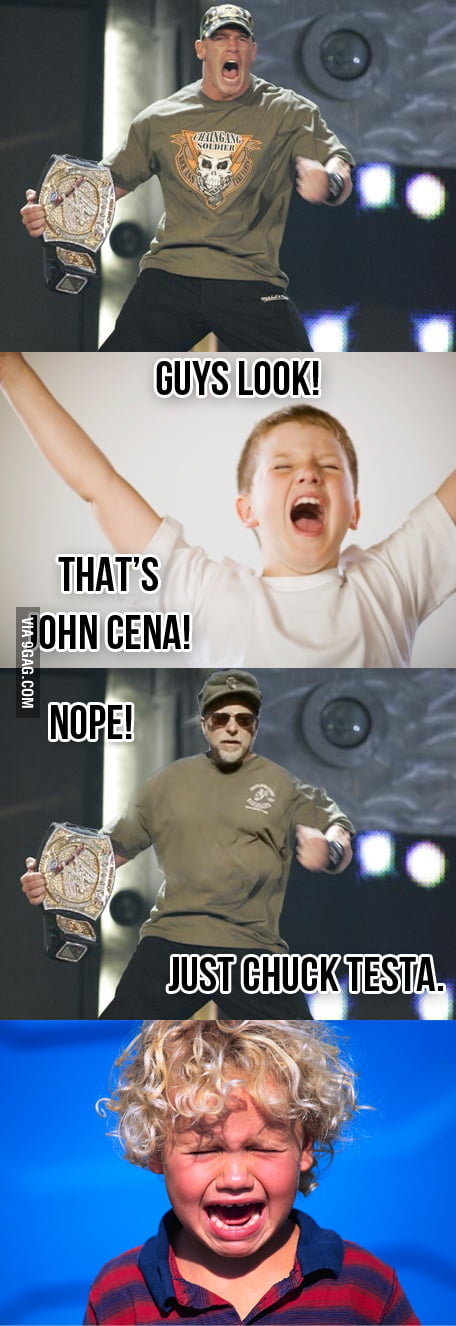 It is John Cena? Nope... - 9GAG