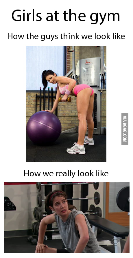 Girls at the gym - 9GAG