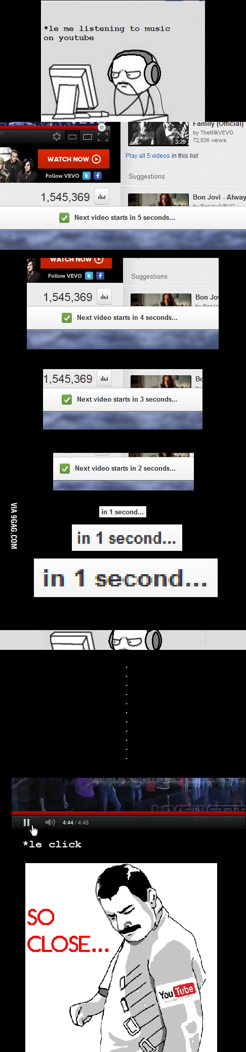 So Close Youtube... - 9GAG