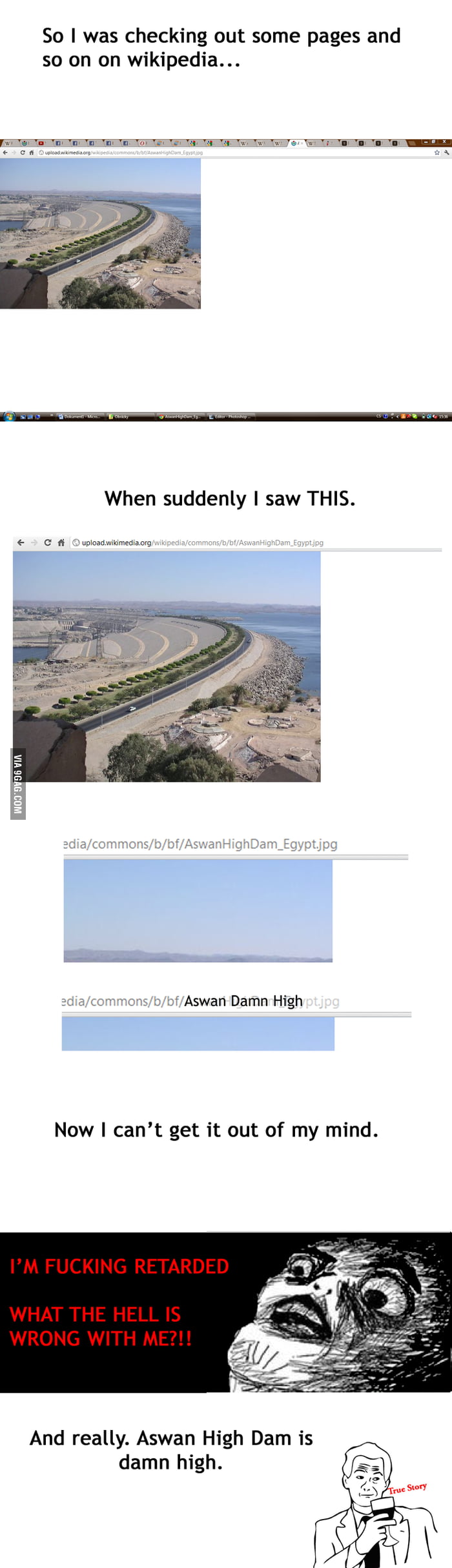 Aswan Too Damn High Dam - 9GAG