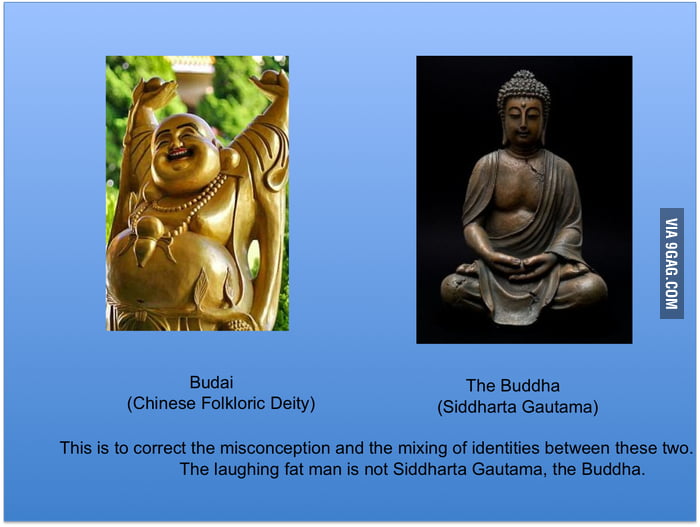 Buddha and Budai - 9GAG