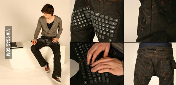 Amazing keyboard pants - 9GAG