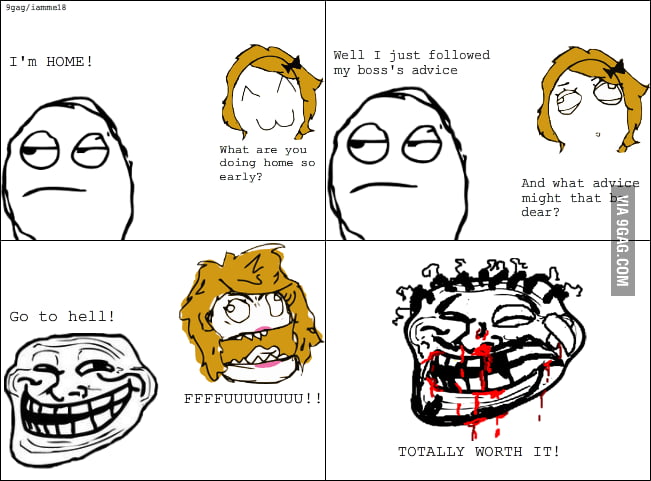 My first rage comic :)) - 9GAG