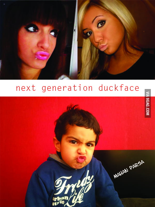 Next generation duckface !!! - 9GAG