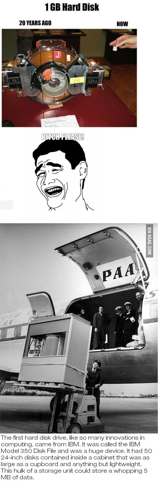 5MB floppy disk 70s - 9GAG