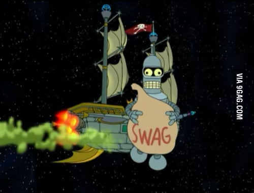 Just Bender stealing swag. - 9GAG