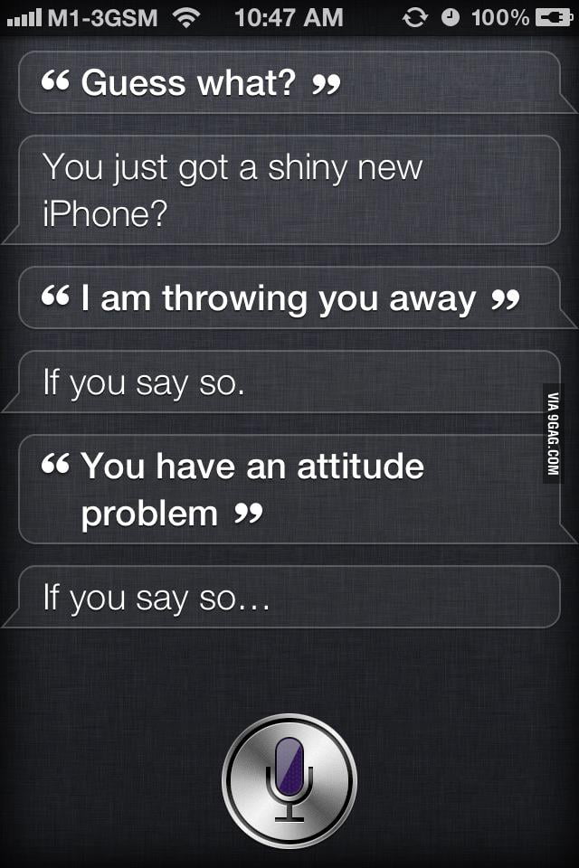 Scumbag Siri - 9GAG