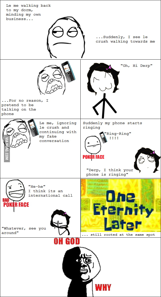 Fake phone calls - 9GAG